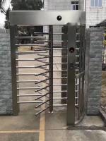 China Full Height Turnstile With IC Card Recognition At Factory Entrance for sale