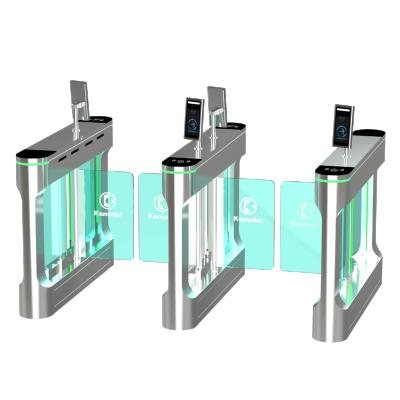 China Visitor Registration QR Code Recognition Swing Gate Turnstile for sale