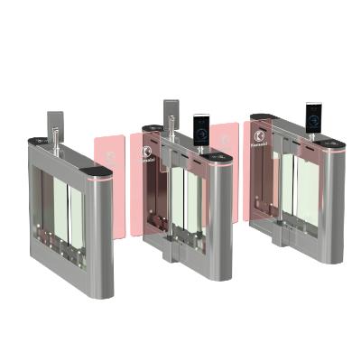 China Fingerprint Recognition Smart Access Control Swing Barrier Gate for sale