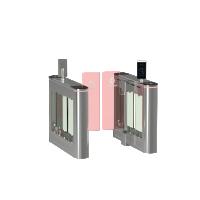 China Fingerprint Recognition Smart Access Control Swing Barrier Gate for sale