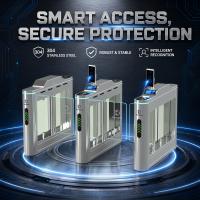 China Office Building Entrance Access Control Swing Gate  Turnstile for sale