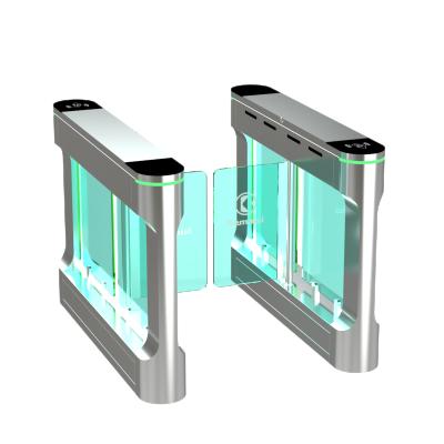 China Visitor Registration QR Code Recognition Swing Gate Turnstile for sale