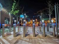 China Swing Gate Turnstile For Community Entrance Access Control System With Facial Recognition for sale