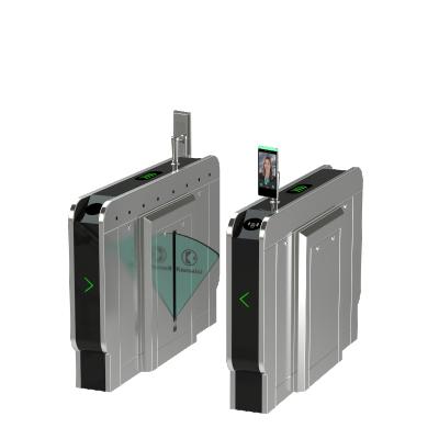 China Stainless Steel CE Approved Wing Barrier Gate IR Sensor Pedestrian Access Safety for sale