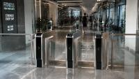 China Stainless Steel CE Approved Wing Barrier Gate IR Sensor Pedestrian Access Safety for sale