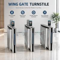 China Intelligent Wing Turnstile Precisely Controls Entry Time for sale