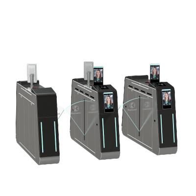 China Wing Barrier For Amusement Park Entrance With Brushed Motor And QR Code Access Control for sale
