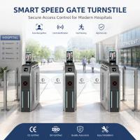 China Wing Barrier For Gyms Supporting Facial Recognition NFC And Multiple Verification Methods for sale