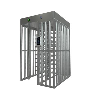 China High Security Outdoor 304 Stainless Steel Full Height Turnstile for sale