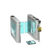 China 304 Stainless Steel ESD Swing Barrier Security System For Cleanrooms for sale