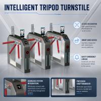 China Intelligent Tripod Turnstile For Visitor Number Control At Exhibition Hall Entrance for sale