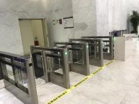 China Visitor Facial Recognition Speed Gate for Office Building Entrance for sale