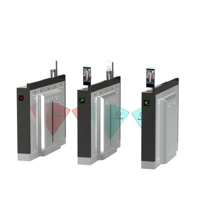 China Wing Barrier Turnstile Gate QR Code Recognition Fast Access 0.5s For Office Building for sale