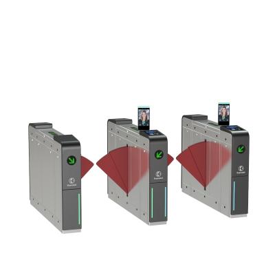 China Wing Barrier Turnstile Gate QR Code Recognition Visitor Management For Office Building for sale