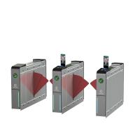 China Wing Barrier Turnstile Gate QR Code Recognition Visitor Management For Office Building for sale