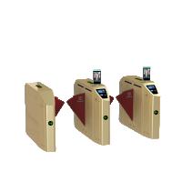 China Wing Barrier Turnstile Gate QR Code Recognition Secure Office Building Access Control for sale