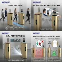China Wing Barrier Turnstile Gate Fast Passage Access 0.5s For Office Building Entrance for sale