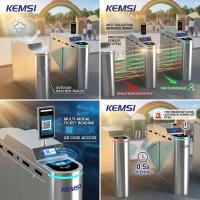 China Wing Barrier Turnstile Gate Outdoor Entrance IP54 0.5s For Playground Ticket Access for sale