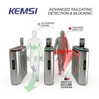 China Anti Tailgating Wing Barrier Access Control Turnstile Gate 0.5s Fast Pass With Infrared Sensors for sale