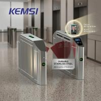 China Office Building Wing Barrier Access Control Turnstile Gate With Brushless Attendance System for sale