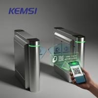 China QR Code Recognition Wing Barrier Access Control Turnstile Gate With 0.5s Fast Entry for sale
