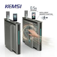 China Fast Passage Stainless Steel Wing Barrier Turnstile Gate With 0.5 Second Opening for sale