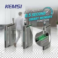 China Fast Passage Stainless Steel Wing Barrier Turnstile Gate With 0.5 Second Opening for sale