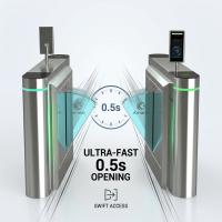 China Fast Passage Access Control Wing Barrier Turnstile Gate for High Traffic Entry for sale