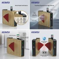 China Multi Function Passage Recognition Wing Barrier Turnstile Access Control System for sale