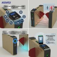 China Multi Function Passage Recognition Wing Barrier Turnstile Access Control System for sale