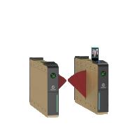 China Multi Function Passage Recognition Wing Barrier Turnstile Access Control System for sale