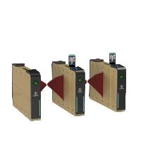China Multi Function Passage Recognition Wing Barrier Turnstile Access Control System for sale