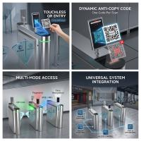China QR Code Recognition Access Control Wing Barrier Turnstile Gate for Cinema Ticket Fast Entry for sale