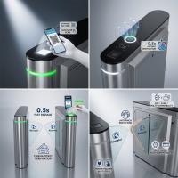 China QR Code Recognition Access Control Wing Barrier Turnstile Gate for Cinema Ticket Fast Entry for sale