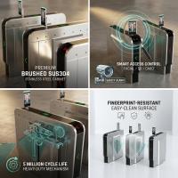 China 304 Stainless Steel Wing Barrier Turnstile Gate Access Control System for Office Building Entry for sale