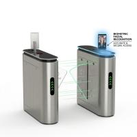 China Access Control Security Wing Barrier Turnstile Gate System with Infrared Sensor Anti Tailgating Alarm for sale
