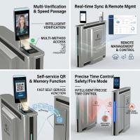 China Intelligent Access Control Wing Barrier Turnstile Gate System for Smart Office Building for sale