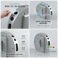 China RFID Recognition Access Control Wing Barrier Turnstile Gate System for Office Building for sale