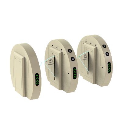 China RFID Recognition Access Control Wing Barrier Turnstile Gate System for Office Building for sale