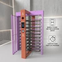 China NFC Access Control Full Height Turnstile Gate with Smart Mobile Phone Recognition for sale