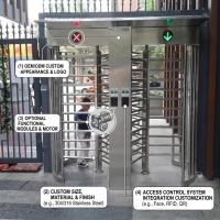 China Customized Full Height Turnstile Gate with OEM ODM Turnstile Motor Service for sale