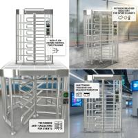 China Stadium Use Full Height Rotating Turnstile Gate for Sports Court Entrance Access Control for sale
