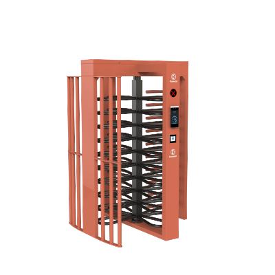 China Full Height Turnstile IC Card Recognition Factory Entrance Access Control SUS304 Stainless Steel 90 Degree for sale