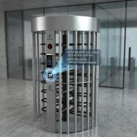 China Full Height RFID Turnstile Anti Tailgating RFID Access Control SUS304 Stainless Steel 90 Degree for sale