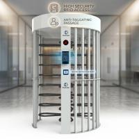 China Full Height RFID Turnstile Anti Tailgating RFID Access Control SUS304 Stainless Steel 90 Degree for sale