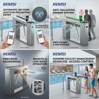 China Swimming Pool Tripod Turnstile Gate 3 Arm Automatic Entrance Access Control System for sale