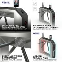 China 304 Stainless Steel Tripod Turnstile Gate Anti Rust Outdoor Access Control System for sale