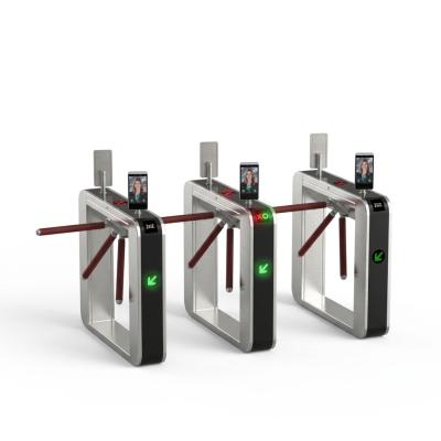 China 304 Stainless Steel Tripod Turnstile Gate Semi-Automatic Outdoor Access Control for sale