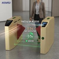 China Wing Barrier Turnstile Secure Passage Anti Tailgating Forced Entry Alarm Duress Code for sale