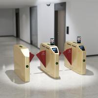 China Wing Barrier Turnstile Secure Passage Anti Tailgating Forced Entry Alarm Duress Code for sale